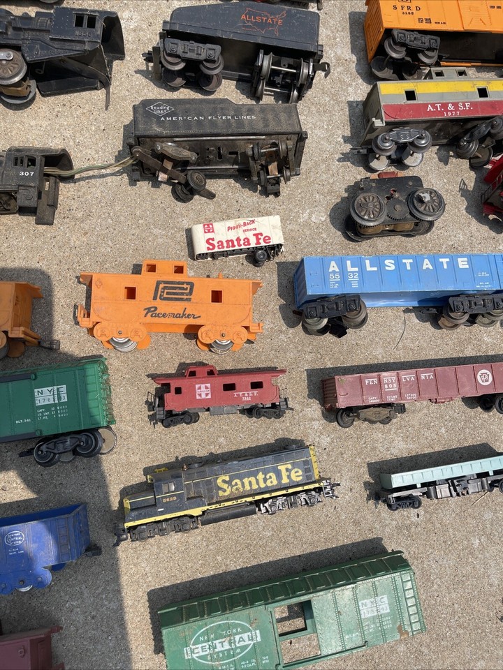 Vintage Model Train Lot Assorted Gauges Junkyard Untested Parts Lot | eBay
