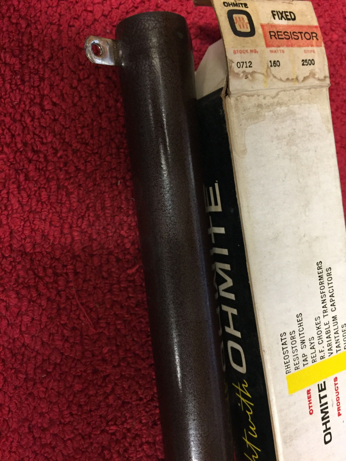 0712 OHMITE 2500 OHM 160 WATT VITREOUS ENAMEL RESISTOR | eBay