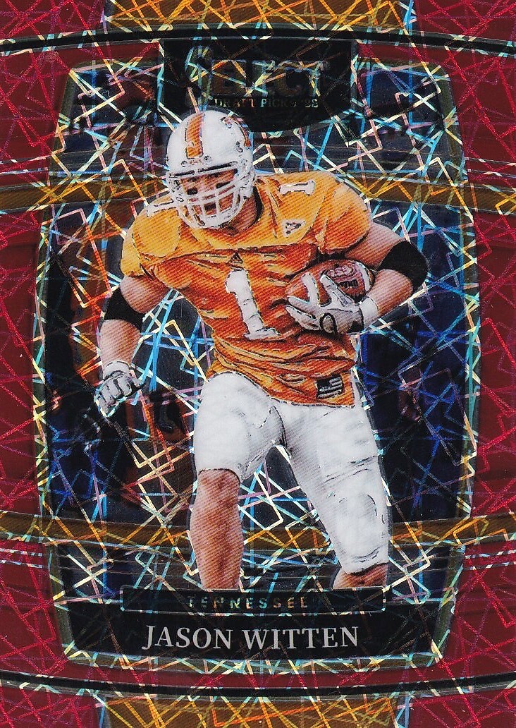🏈 2022 SELECT DRAFT PICKS RED LAZER PRIZM - JASON WITTEN #59 TENNESSEE ...