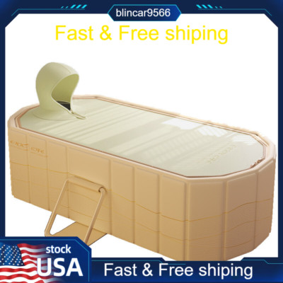 Portable Bathtub Fit Adult Foldable No Installation Bath Hot SPA Tub ...