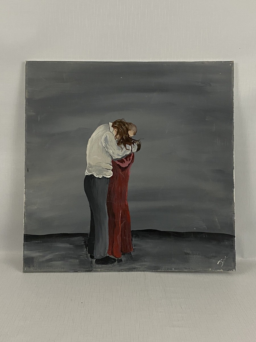 Couple Hug Painting