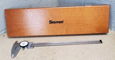 Starrett No. 120-12" dial caliper stainless steel - Made in the U.S.A ...