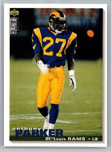 1995 UPPER DECK COLLECTOR'S CHOICE CARD # U177 Anthony Parker - St ...