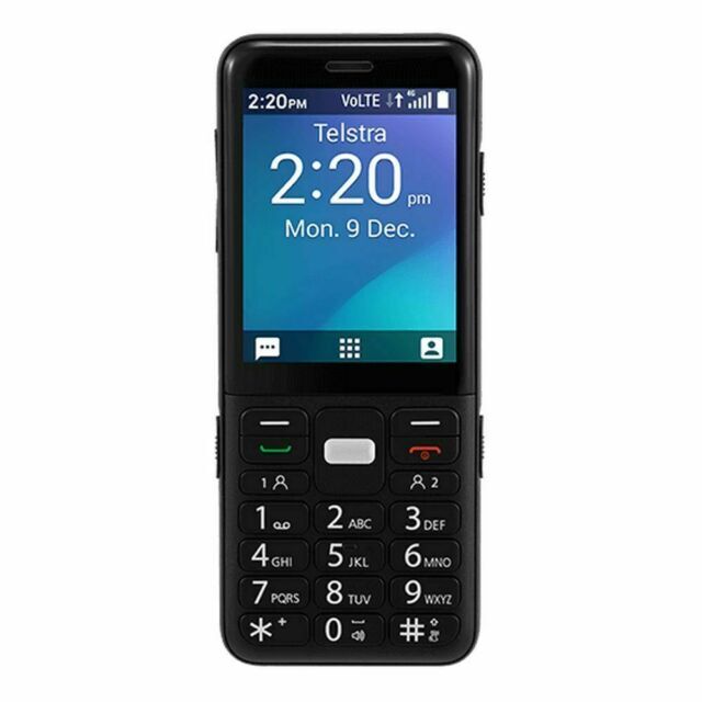 ZTE Telstra EasyCall 5 T503 - 4GB - Black (Unlocked) (Single SIM) for ...