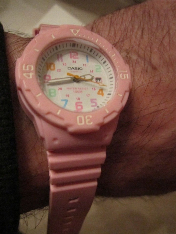 LADIES' CASIO SPORT WATCH - PINK - 3363 - BBA-28 | eBay