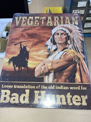Bad Hunter Tin Sign | eBay