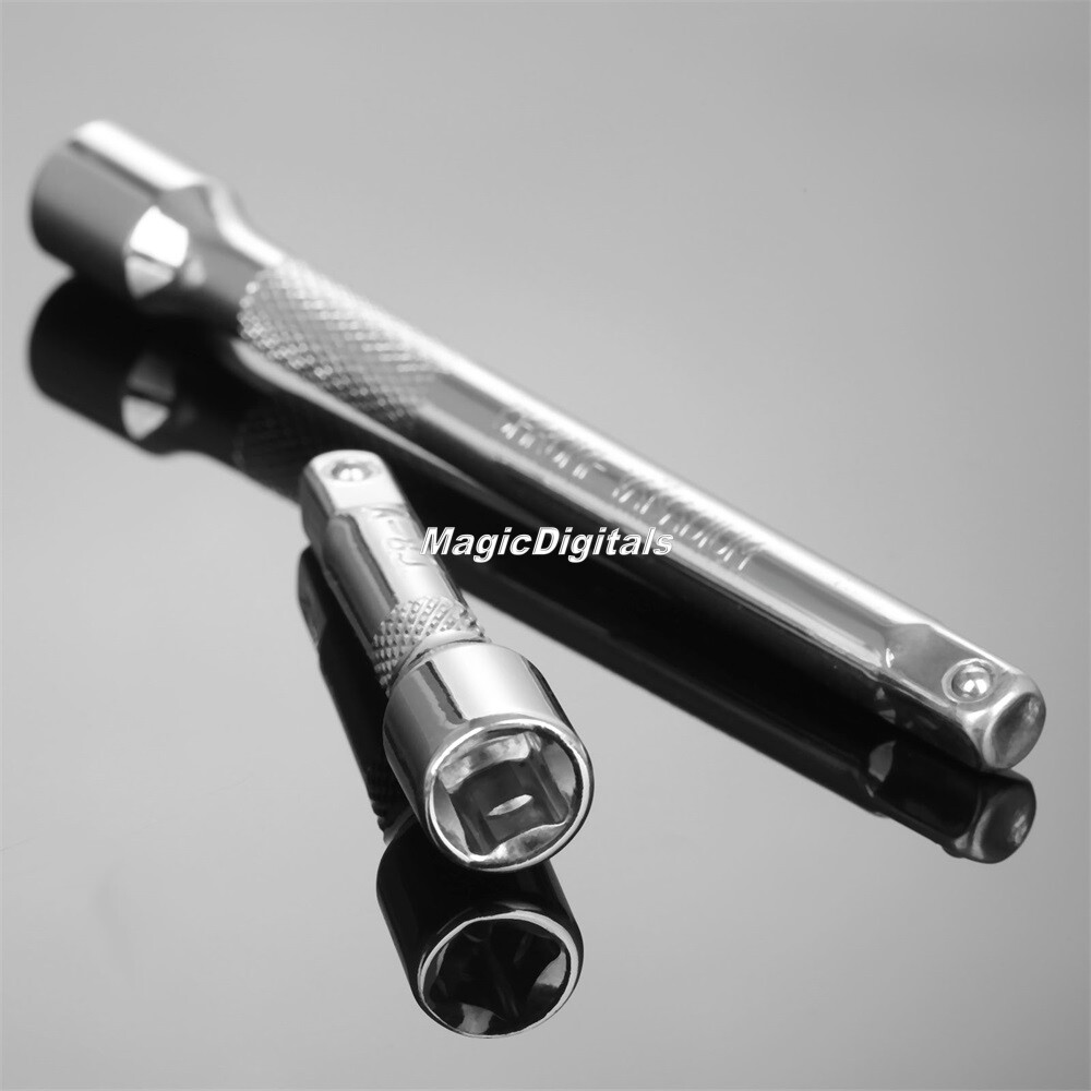 Ratchet Socket Wrench Extension Bar Extender Ball Bearing Hand Tool 1/4 ...