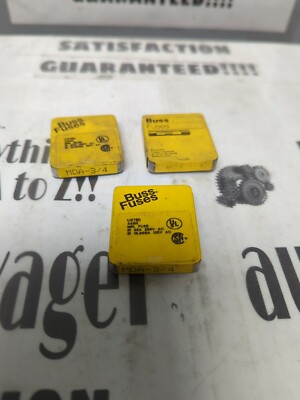 COOPER BUSSMANN,MDA-3/4,FUSES..LOT OF 15..NOS | eBay