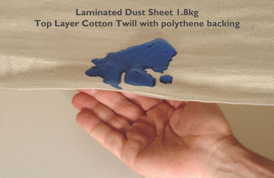 Cotton Dust Sheet Large Professional Quality DIY Decorating Sheets ...