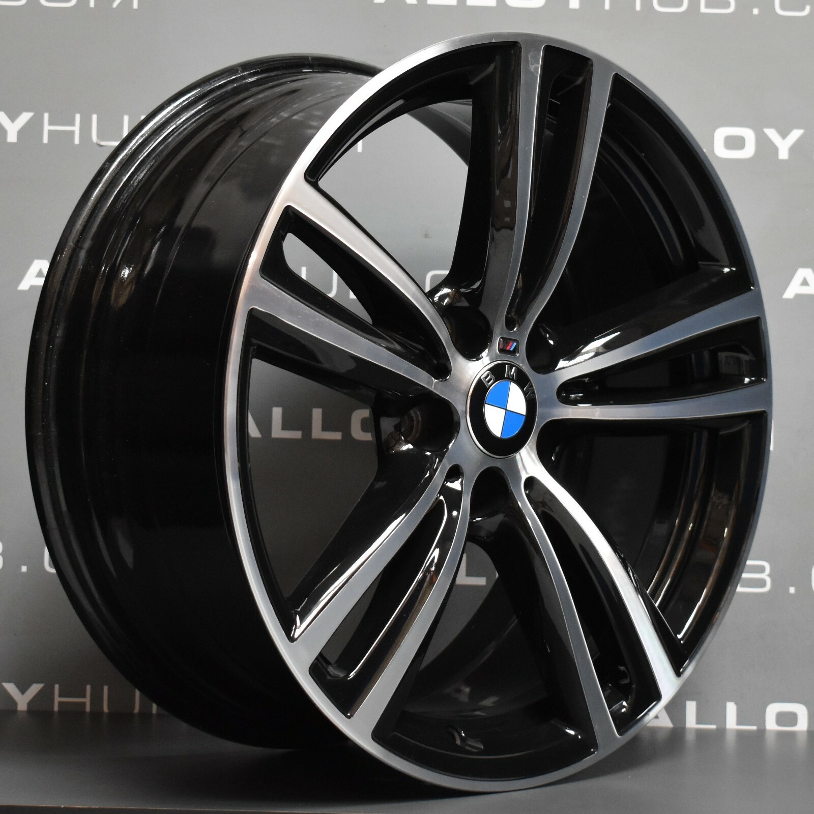 GENUINE BMW 3/4 SERIES 19" INCH STYLE 442M SPORT BLACK / CUT ALLOY ...