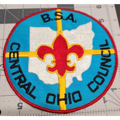 B.S.A. Central Ohio Council 7 Inch Jacket Patch - Vintage | eBay