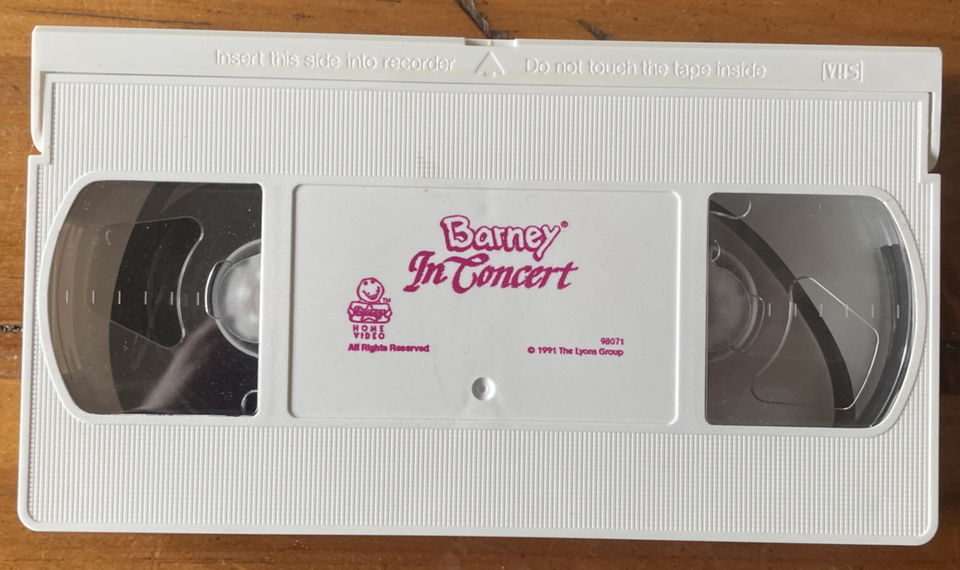 Barney in Concert VHS Tape 2000 Classic Collection Kids Cartoon Movie ...