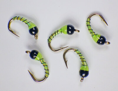 Zebra Midge Tungsten Nymphs Pearl Chart. - Premium Trout Fly Fishing ...