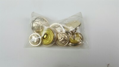 W Scully RCAF gold uniform button set | eBay