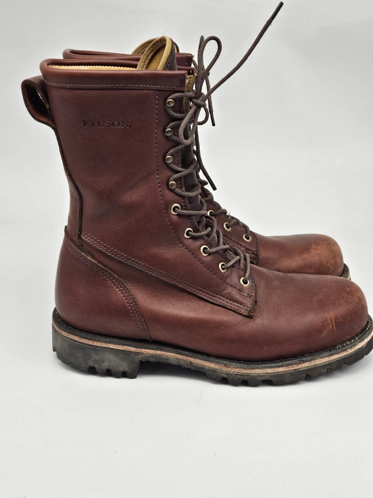 C.C. Filson Highlander Hunting Boots Brown Leather 50… - Gem