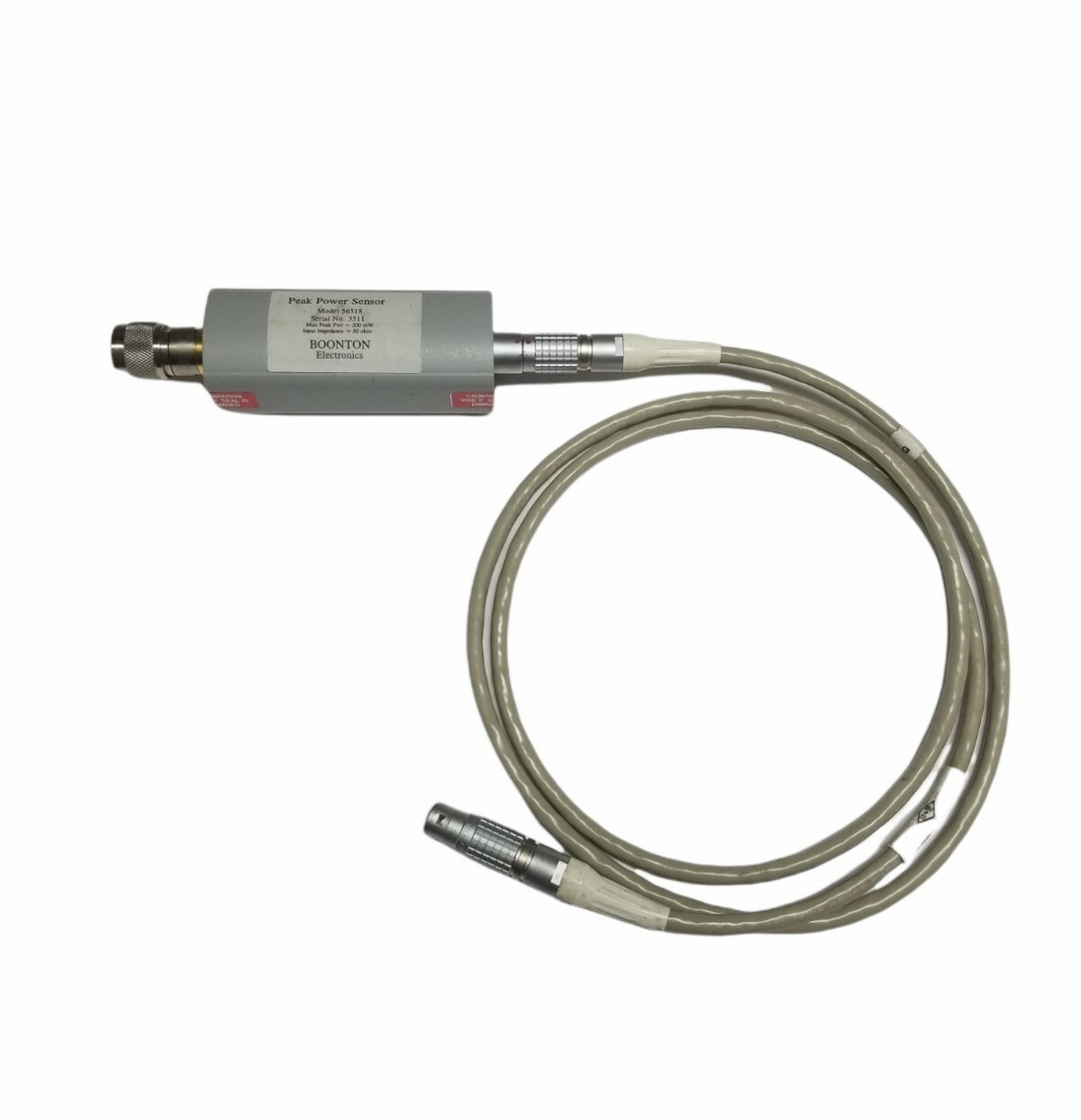 Boonton 56518 Peak Power Sensor W/ Boonton 95600005A Cable TESTED ...