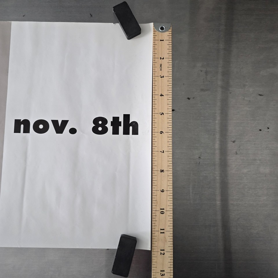 Eagles Hell Freezes Over Tour 1994 Promo Poster 12" x 36" RARE Frey ...