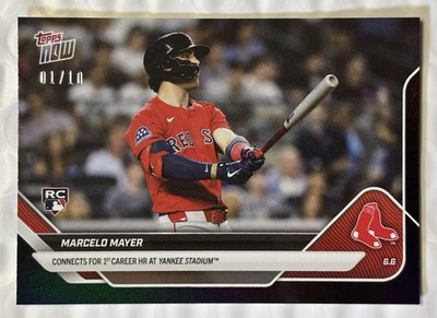 Marcelo Mayer - 2025 MLB Topps NOW Card 266 - 1st HR Black Foil 01/10 ...