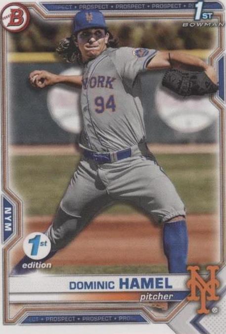 2021 Bowman Draft 1st Edition - Dominic Hamel #BD-60 (RC) for sale ...