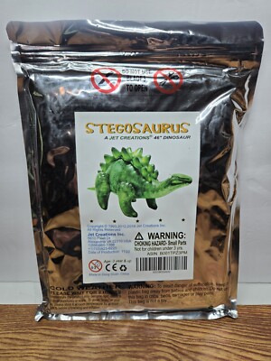 JET CREATIONS -STEGOSAURUS DINOSAUR 46 " LONG INFLATABLE POL PARTY ...