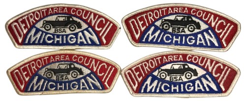 Detroit Area Council MI Lot of 4 Mint CSP Patches (SA245) | eBay