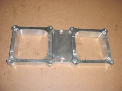 6-71 671 BLOWER DUAL CARB ADAPTER FOR HOLLEY DOMINATOR | eBay