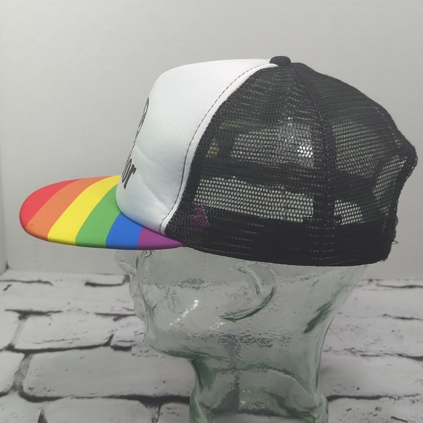 Mt Bachelor Rainbow Oregon Ski Vintage Snapback Hat A… - Gem