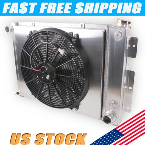 3 Row Radiator&1*Fan For 1967 1968 1969 Chevy Camaro 305/307/327/350 ...