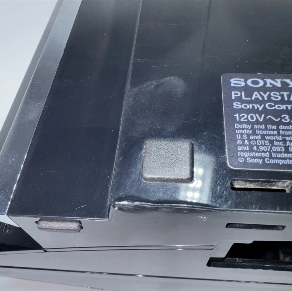 OEM Sony Fat PS3 Complete Housing Set CECHA01 w Chrome Trim HDD Door ...