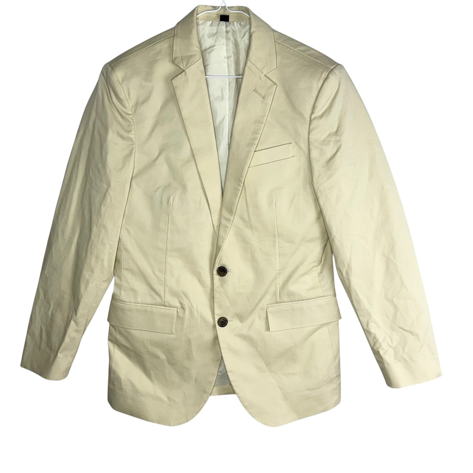 J.Crew Thompson Blazer Mens 36S Sandy Dune New Flex Chino Suit Jacket ...
