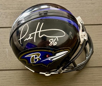 Todd Heap, Signed Autographed Baltimore Ravens Mini Helmet, Pro Bowl ...