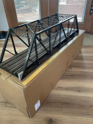 Atlas O scale Bridge, Double track Pratt Truss Bridge, 6920 and 6922 ...