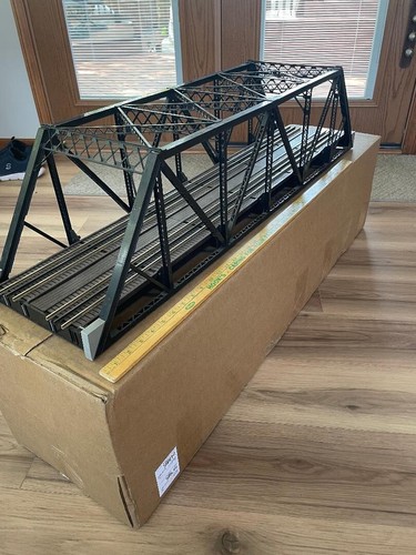 Atlas O scale Bridge, Double track Pratt Truss Bridge, 6920 and 6922 ...