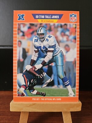 1989 Pro Set - #91 Ed "Too Tall" Jones DALLAS COWBOYS | eBay