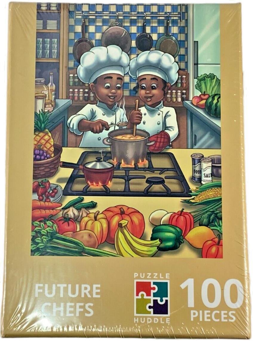 Jigsaw Puzzle NEW 100 Pc Huddle Future CHEFS Kids 14in x 19.5in NEW ...