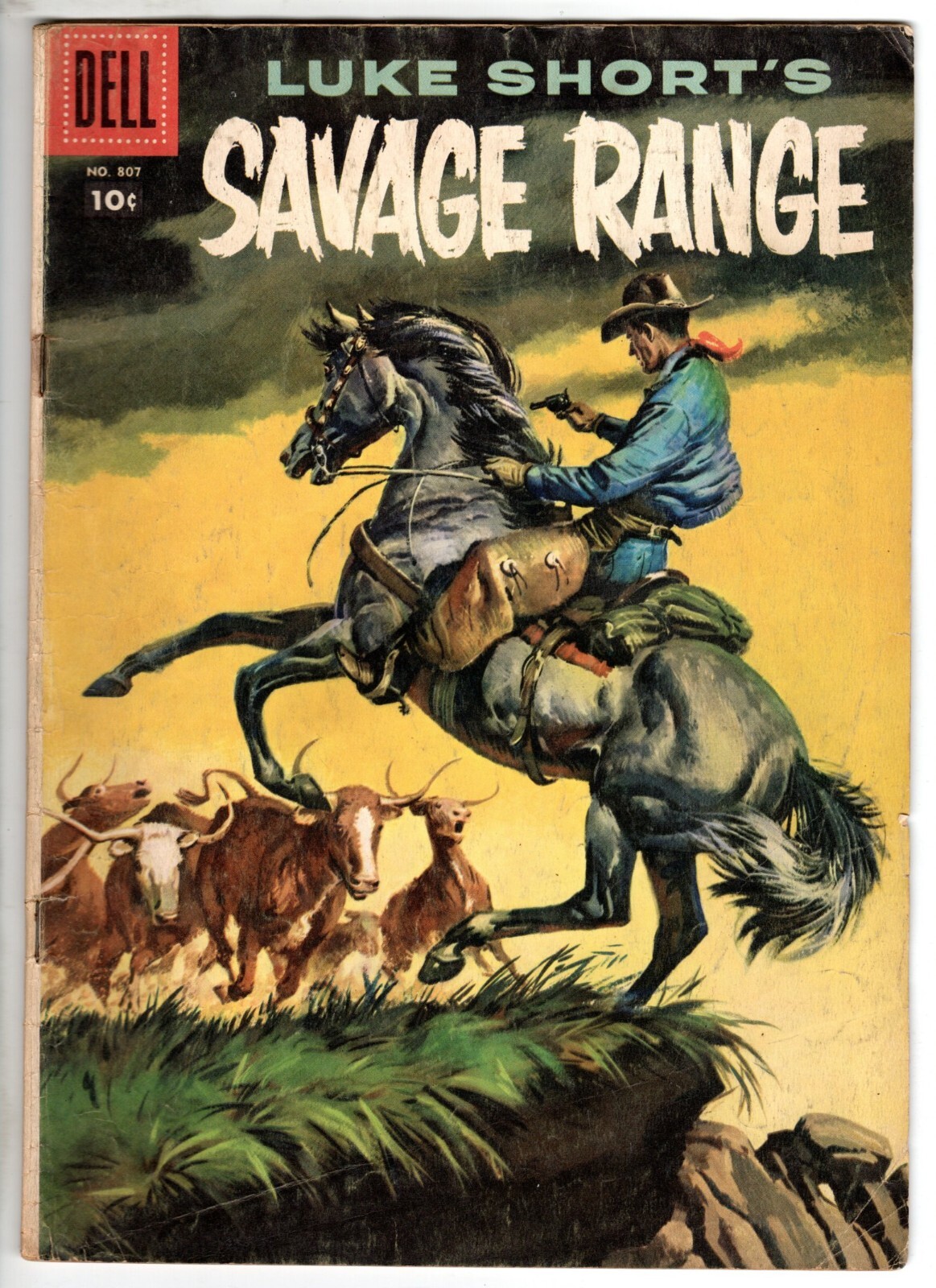 Four Color #807 Featuring Luke Short's Savage Range, Very Good - Fine ...