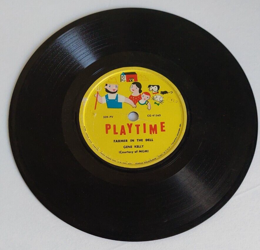 GENE KELLY, PLAYTIME BAND. COLUMBIA RECORDS PLAYTIME RECORD LOT. | eBay