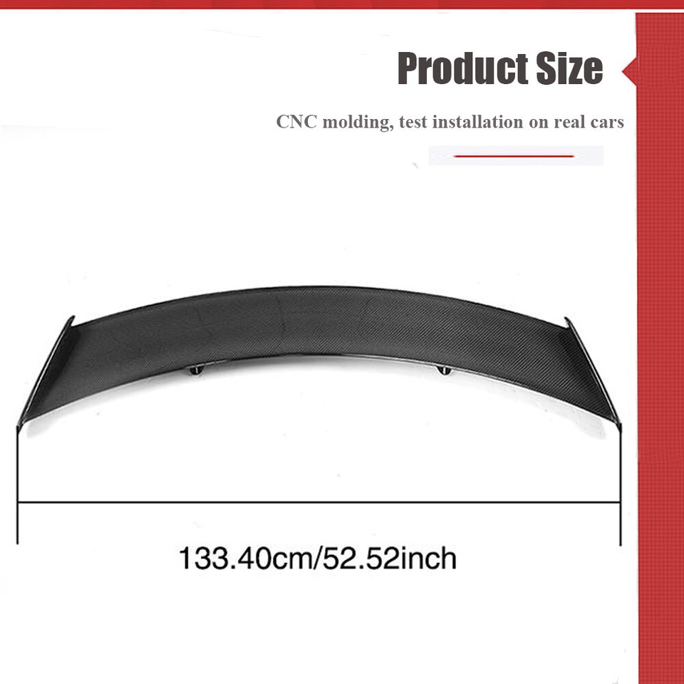 For Jaguar F-TYPE SVR R Coupe 2014-2021 REAL CARBON Rear Trunk Spoiler ...