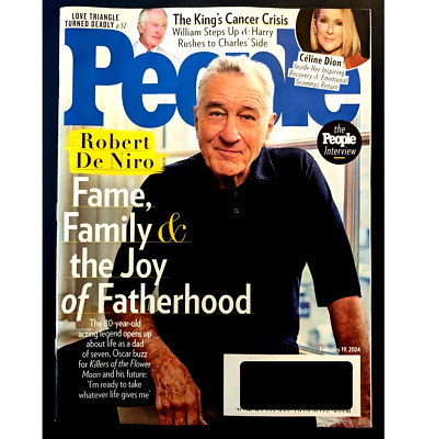 People Magazine February 19 2024 Robert De Niro King William Celine ...