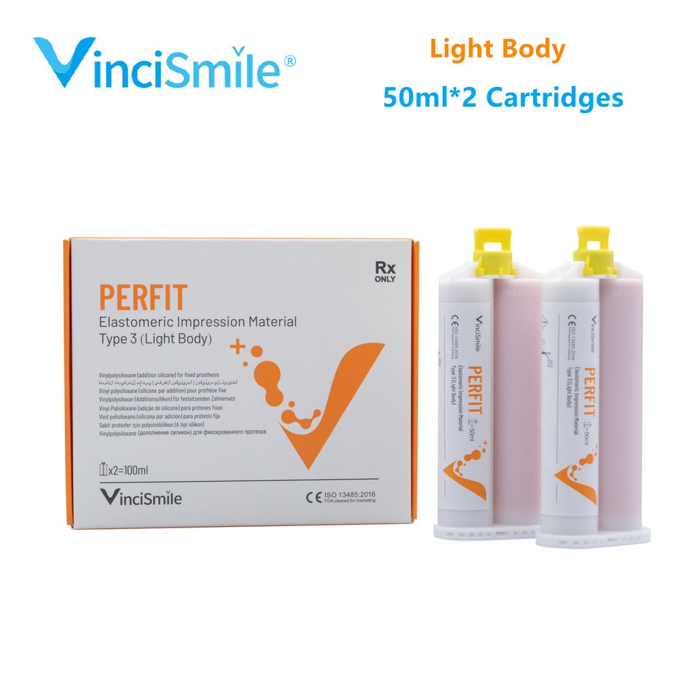 VPS Dental Impression Material Putty Heavy/Regular/Light Body-Fast ...