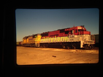 7U17 TRAIN SLIDE Railroad 35MM Photo SW 5102 & 9851 CARLSBAD NEW MEXICO ...