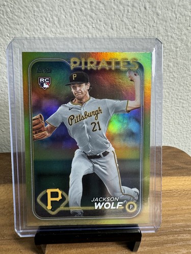 2024 Topps Series 2 Jackson Wolf GOLD FOIL RC #523 | eBay