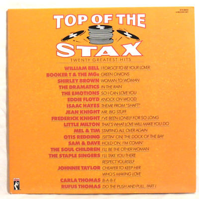 VARIOUS - ‎– Top Of The Stax - Twenty Greatest Hit 1988 US 2LP set NM ...