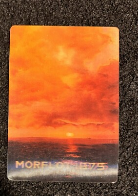 VINTAGE RARE Card . 3D Stereo Lenticular plastic cards CALENDAR ...