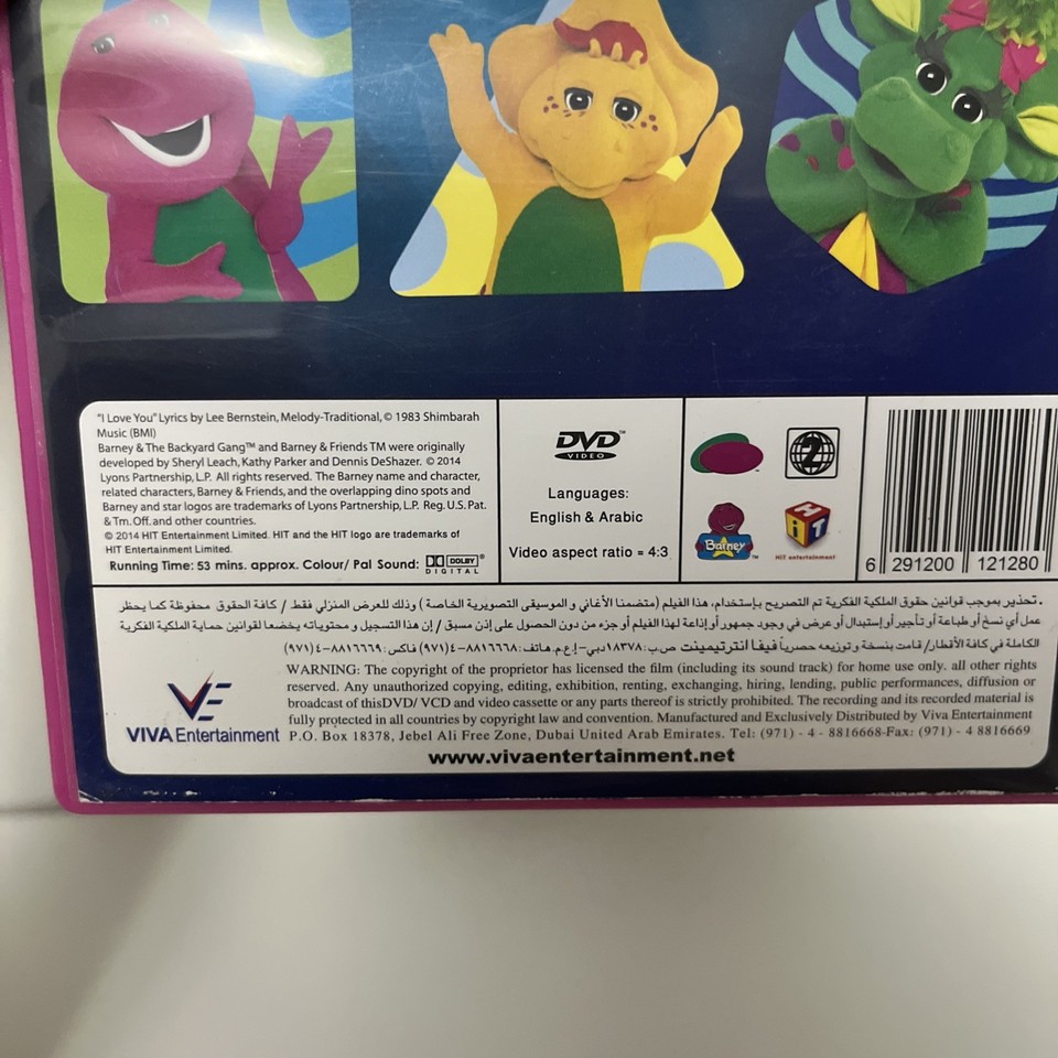 Barney Starlight Starbright! DVD Rare Region 2 Arabic DVD Good ...
