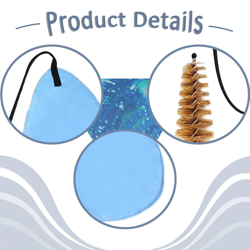 Clarinet Cleaning Kit Wind Instrument Maintenance for Trumpet Piccolo ...