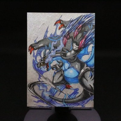Charizard X Pokemon 1/1 Origin Sketch Card By CaiDan | eBay