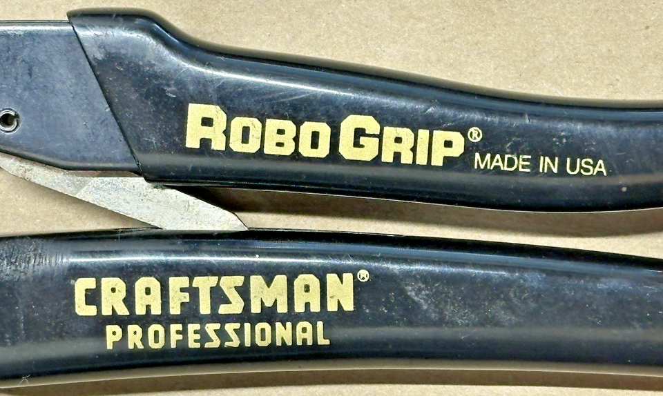 Craftsman® U.S.A Professional Robo Grip® 9" Curved Jaw Self-Adjusting ...