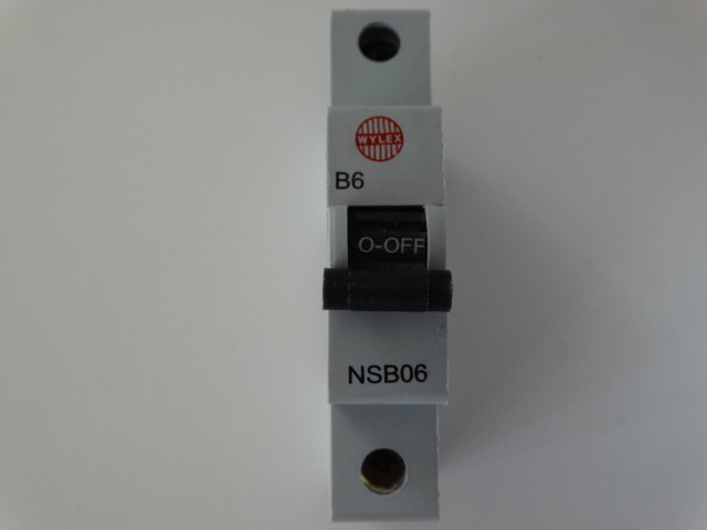 Wylex NSB06 NSB16 NSB32 MCB Circuit Breaker 6A 16A 32A 40A Type B ...
