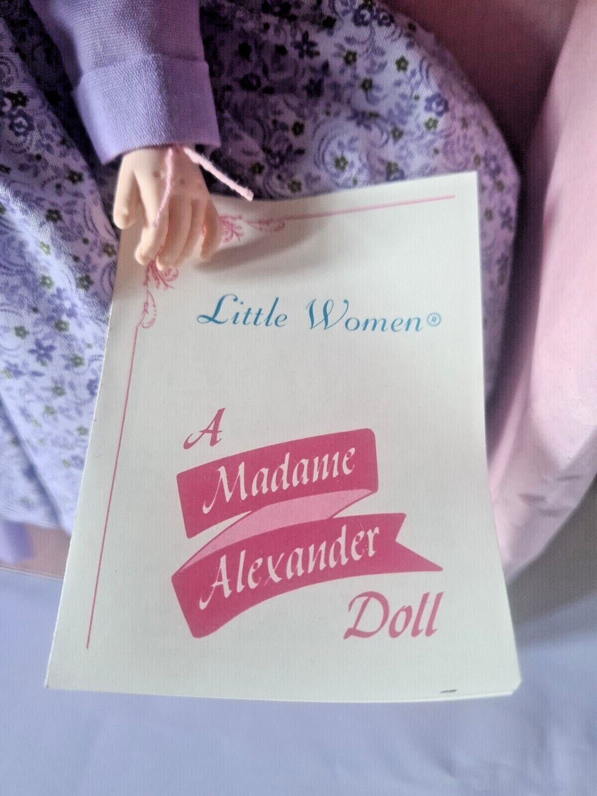Vintage Collectible MADAME ALEXANDER Little Women Meg Doll # 1323 NEW ...